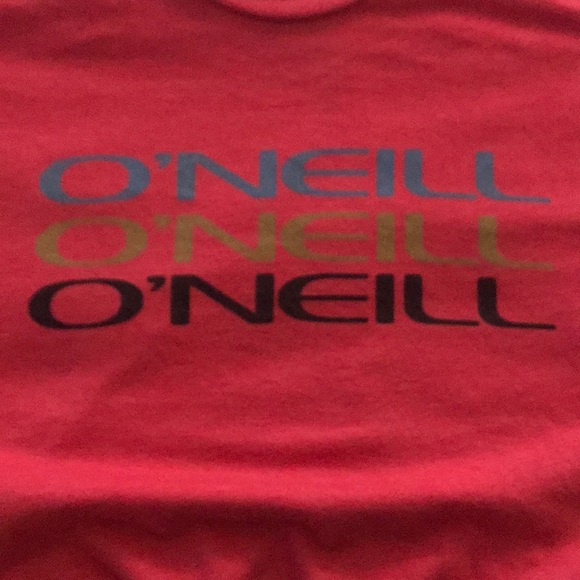 O'Neill | Shirts | Medium Red Oneill Tshirt | Poshmark
